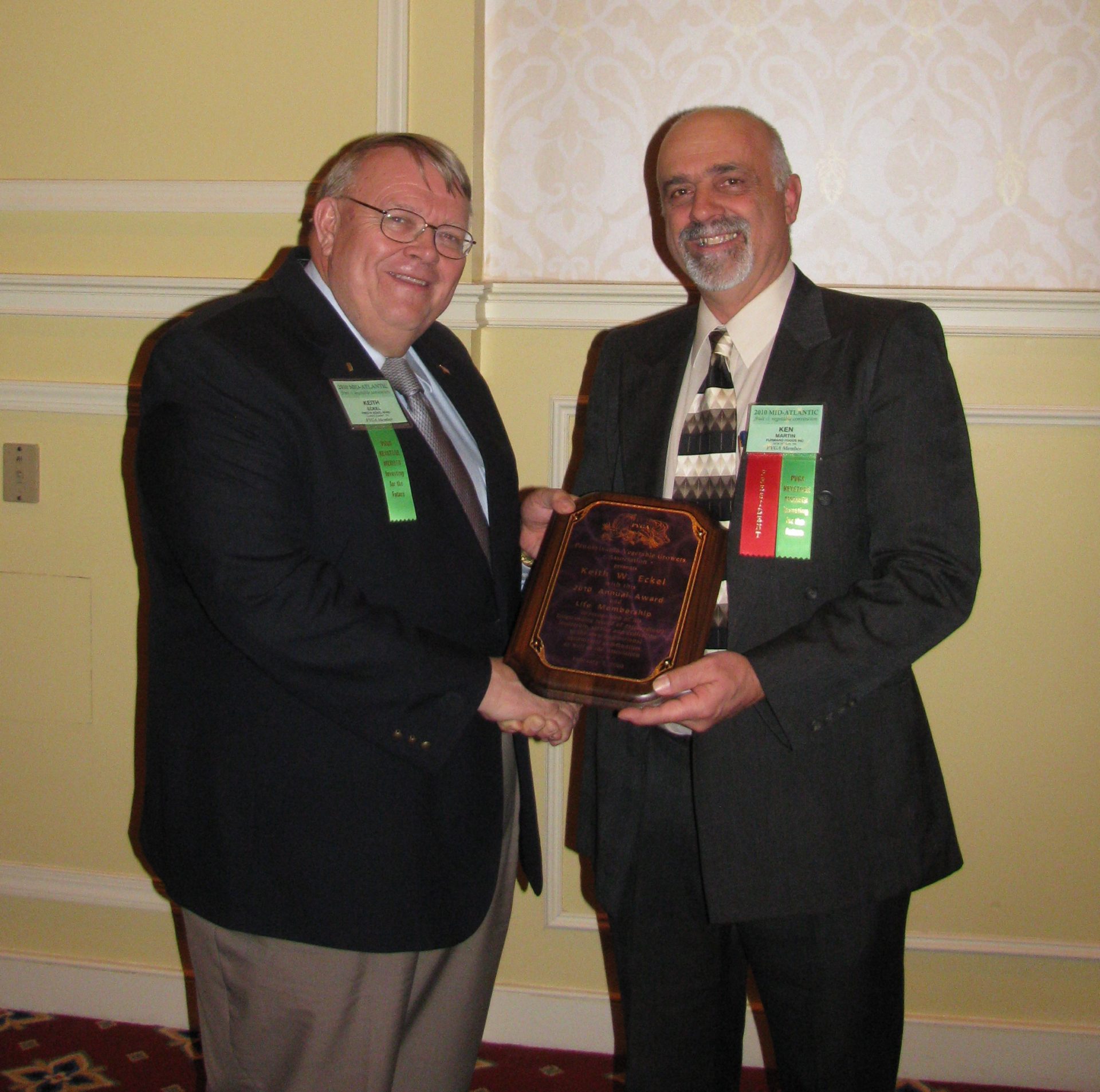 PVGA Annual Award Recipient 2010 – Keith Eckel - Pennsylvania Vegetable ...